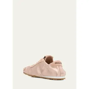 Miu Miu Satin Retro Runner Sneakers - Linfa