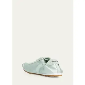 Miu Miu Satin Retro Runner Sneakers - Linfa