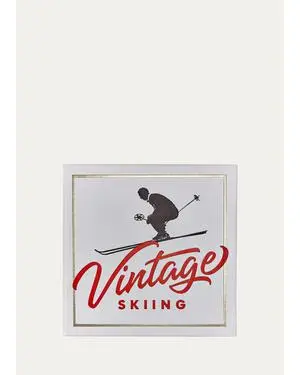 GRAPHIC IMAGE Vintage Skiing: Nostalgic Images From The Golden Age Of Skiing" Leather-bound Book Ray Atkeson - Cloud