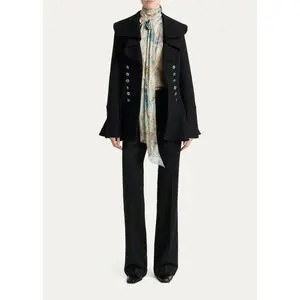 Alexander McQueen Bumster Wool Trousers