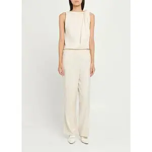 TOTEME Monogram Flannel Straight-leg Trousers