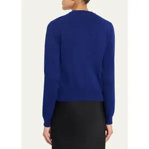 JIL SANDER Wool Crewneck Cardigan