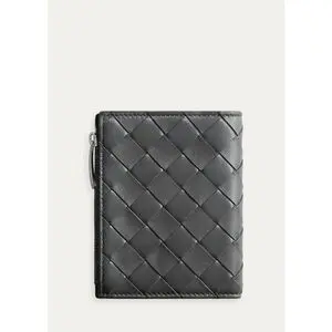 Bottega Veneta Andiamo Slim Bifold Leather Wallet