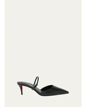 CHRISTIAN LOUBOUTIN 60mm Milena Leather Mule Pumps