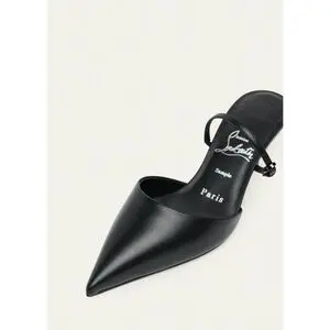 CHRISTIAN LOUBOUTIN 60mm Milena Leather Mule Pumps