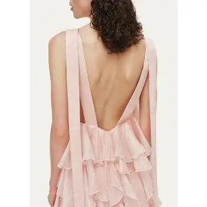 Aje Athena Tiered Ruffle Gown