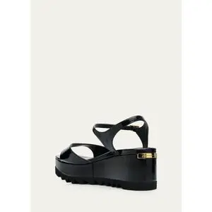 Stella McCartney 80mm Elyse Patent Platform Sandals