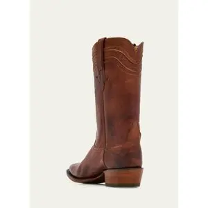Lucchese Devin Burnished Leather Cowboy Boots