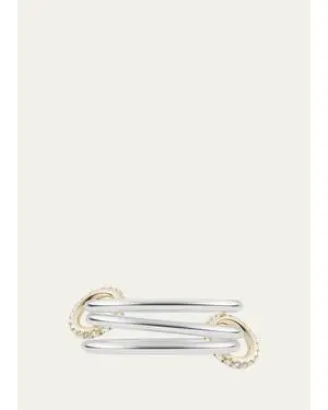 SPINELLI KILCOLLIN Solarium And 18k Gold Pave Diamond Ring