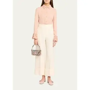 Valentino Garavani Small Crystal Vlogo Sequin Burst Shoulder Bag