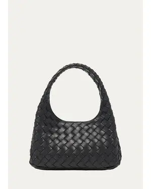 Bottega Veneta Baby Campana Leather Top Handle Bag - Black