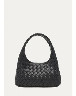 Bottega Veneta Baby Campana Leather Top Handle Bag - Black