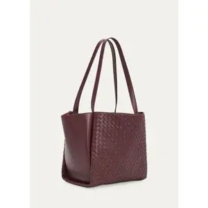 Bottega Veneta Corso Medium Leather Tote Bag - Deep Mahogany