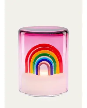 GREEN WOLF LIGHTING X Solange Azagury Partridge Rainbow 5" Rechargeable Cordless Table Lamp - Multi