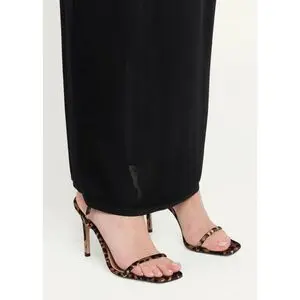 GIANVITO ROSSI 95mm -printed Suede Ankle-strap Sandals