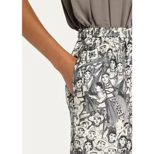 HEIRLOME X Angelica Morales Wide-leg Silk Trousers