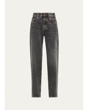 Brunello Cucinelli Mid-rise Straight-leg Pants