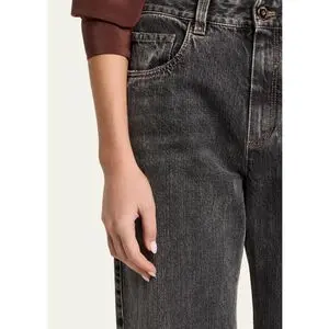 Brunello Cucinelli Mid-rise Straight-leg Pants