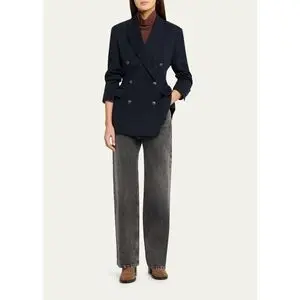 Brunello Cucinelli Mid-rise Straight-leg Pants