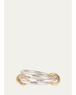 SPINELLI KILCOLLIN Solarium Sg Three-link Ring - Silver