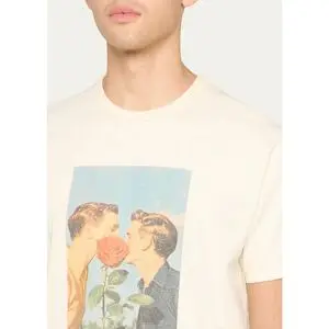 JW Anderson Kissing Graphic Cotton T-shirt