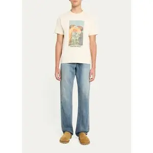 JW Anderson Kissing Graphic Cotton T-shirt