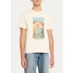 JW Anderson Kissing Graphic Cotton T-shirt