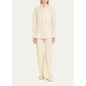 TWP Big Joe Linen Button-front Shirt