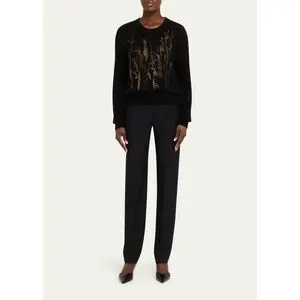Libertine Crown Of Thorns Cashmere Crewneck Sweater