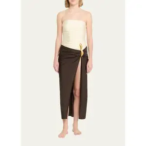 Simkhai Eiana Shell Midi Skirt