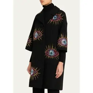 Libertine Nazar Embellished Short-sleeve Coat