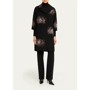 Libertine Nazar Embellished Short-sleeve Coat