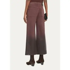 Kobi Halperin Rafaella Ombré Flared Crop Jeans