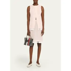 Plan C Small Woven Shopping Tote Bag