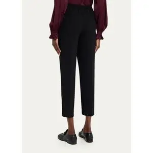 Kobi Halperin Aubree Tapered Crepe Ankle Pants
