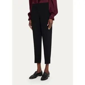 Kobi Halperin Aubree Tapered Crepe Ankle Pants