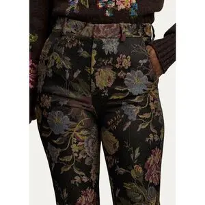 Ralph Lauren Wrigley Ii Floral Jacquard Pants
