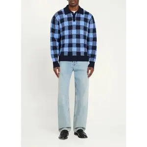 Guest In Residence Wool & Cashmere Polo Sweater