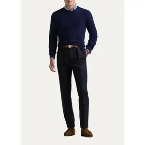 Polo Ralph Lauren The Iconic Cable-knit Cashmere Sweater - Blue