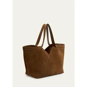 Saint Laurent Y Medium Tote Bag In Suede