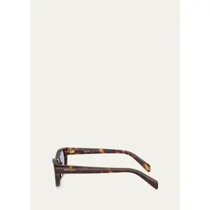 Prada Pr C08sf 52mm Cat-eye Sunglasses - Blue