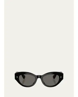 Oliver Spencer Lerrue Oval Sunglasses