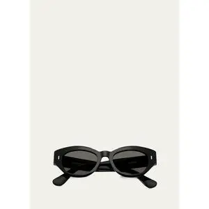 Oliver Spencer Lerrue Oval Sunglasses