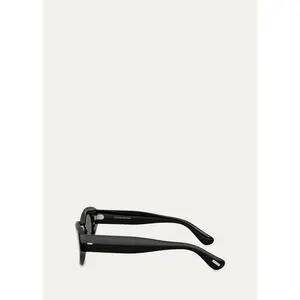 Oliver Spencer Lerrue Oval Sunglasses