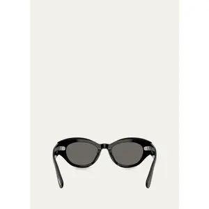 Oliver Spencer Lerrue Oval Sunglasses