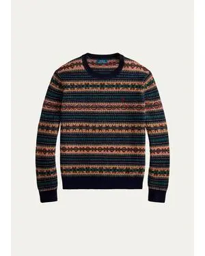 Polo Ralph Lauren Fair Isle Wool Sweater - Blue Multi