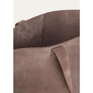 Akris Ai Large Slouchy Suede Tote Bag