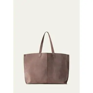 Akris Ai Large Slouchy Suede Tote Bag