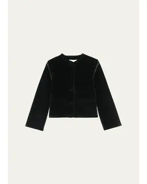 LIBEROWE Cora Velvet Single-breasted Jacket