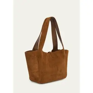 Saint Laurent Le 5 À 7 Bea Small Tote Bag In Suede